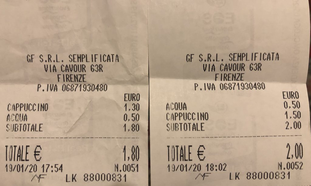 Italian Receipt - The Italian Enthusiast
